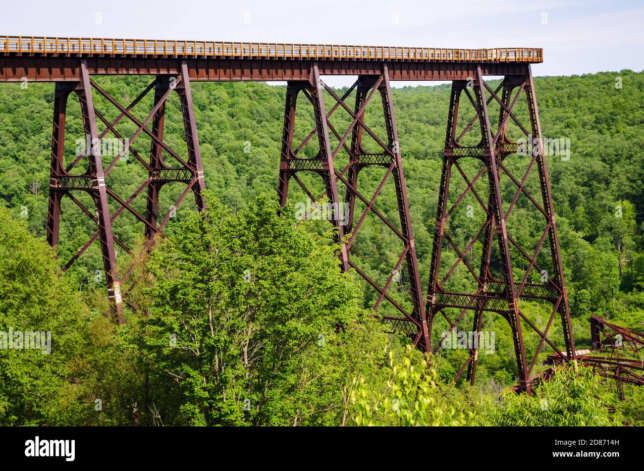 Kinzua Bridge State Park Stock Photo - Alamy