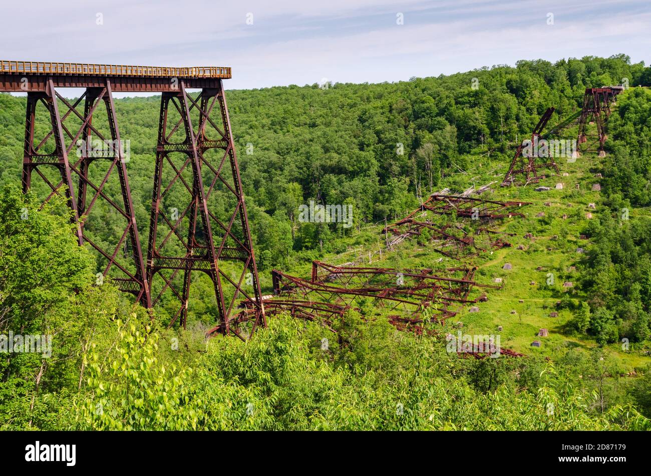 Kinzua Bridge State Park Stock Photo - Alamy