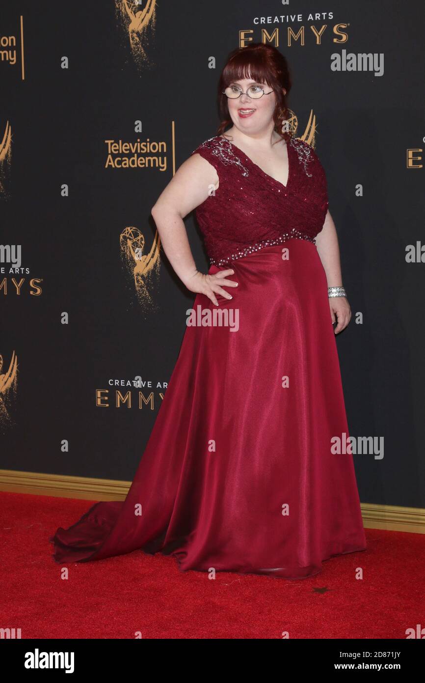 LOS ANGELES - SEP 9: Rachel Osterbach at the 2017 Creative Emmy Awards ...