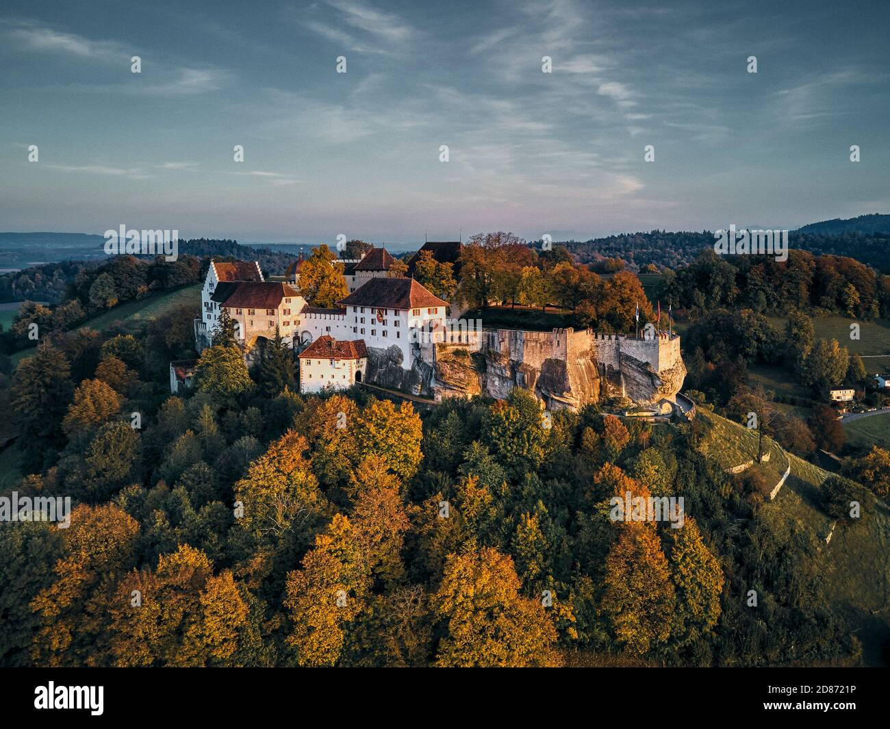 Castle Lenzburg, Schloss Lenzburg, Aargau, Switzerland Stock Photo - Alamy