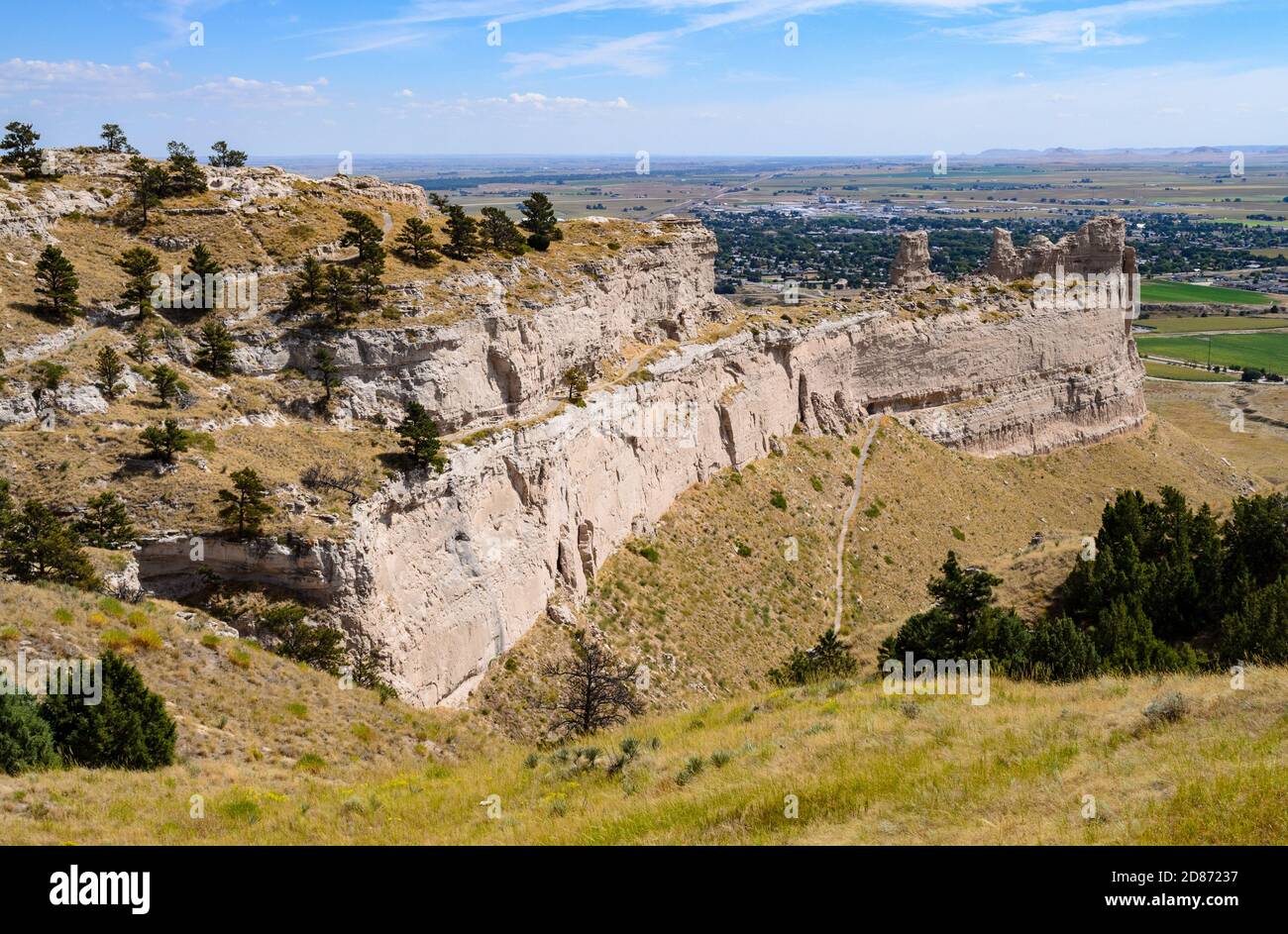 Scotts Bluff National Monument Stock Photo - Alamy