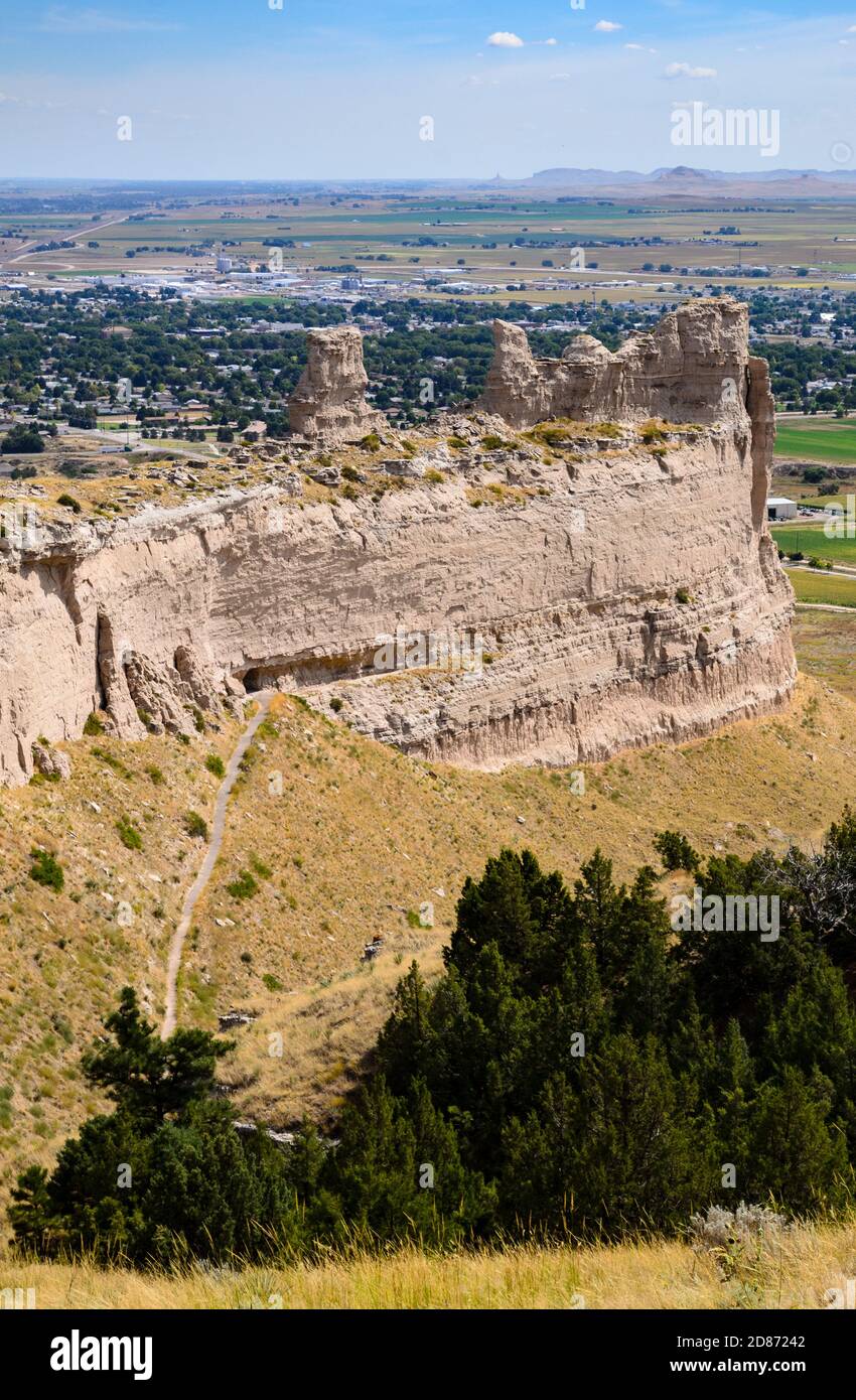 Scotts Bluff National Monument Stock Photo - Alamy
