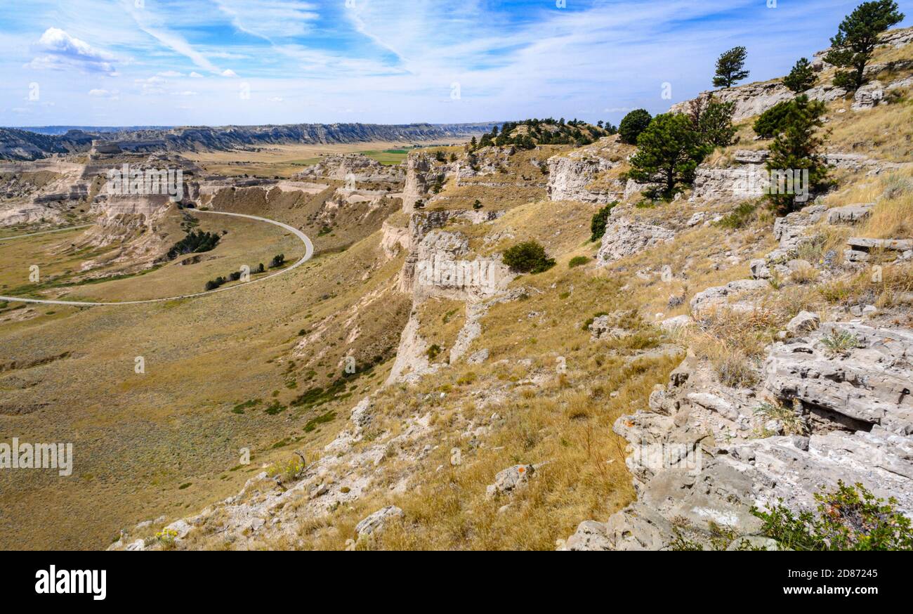 Scotts Bluff National Monument Stock Photo - Alamy