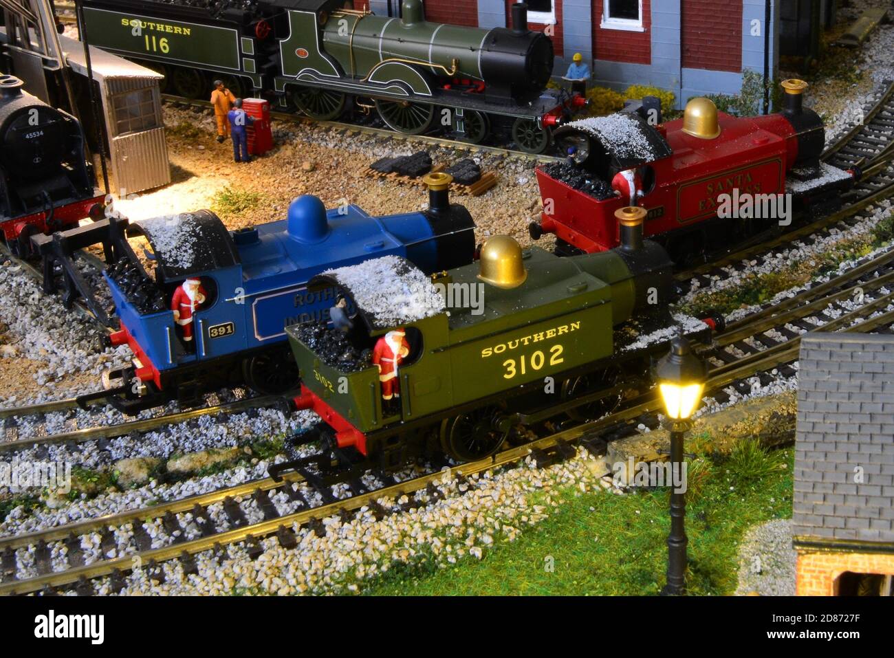 Model railroad santa hi-res stock photography and images - Alamy
