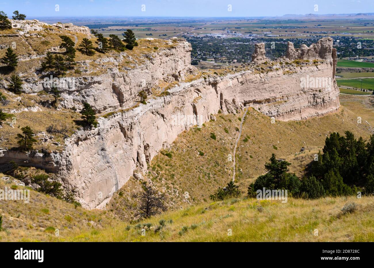 Scotts Bluff National Monument Stock Photo - Alamy