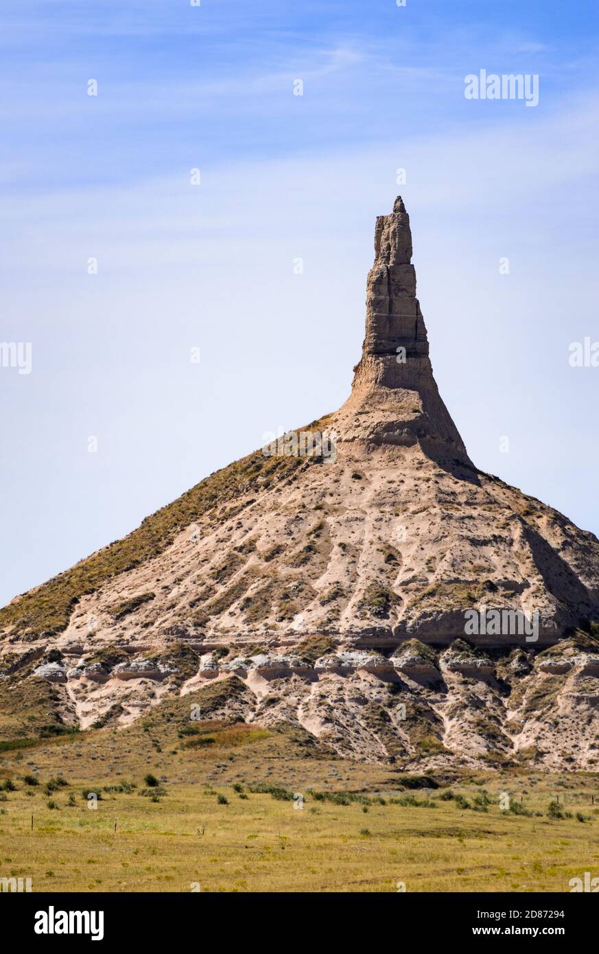 Chimney Rock National Historic Site Stock Photo - Alamy