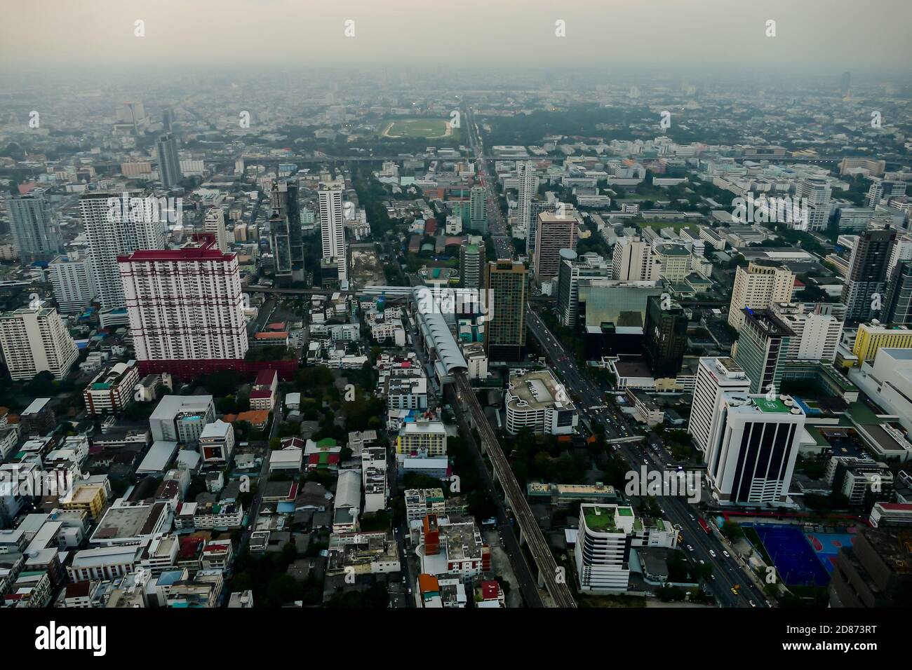 aerial view of city, digital photo picture as a background Stock Photo ...