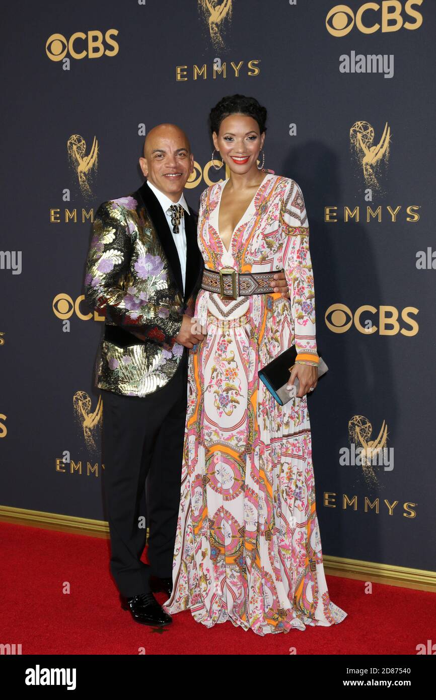 LOS ANGELES - SEP 17: Rickey Minor, Rachel Montez Minor at the 69th ...