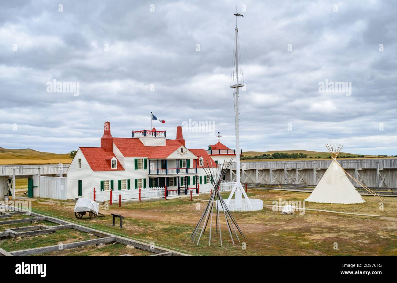 Fort Union Trading Post National Historic Site Stock Photo - Alamy