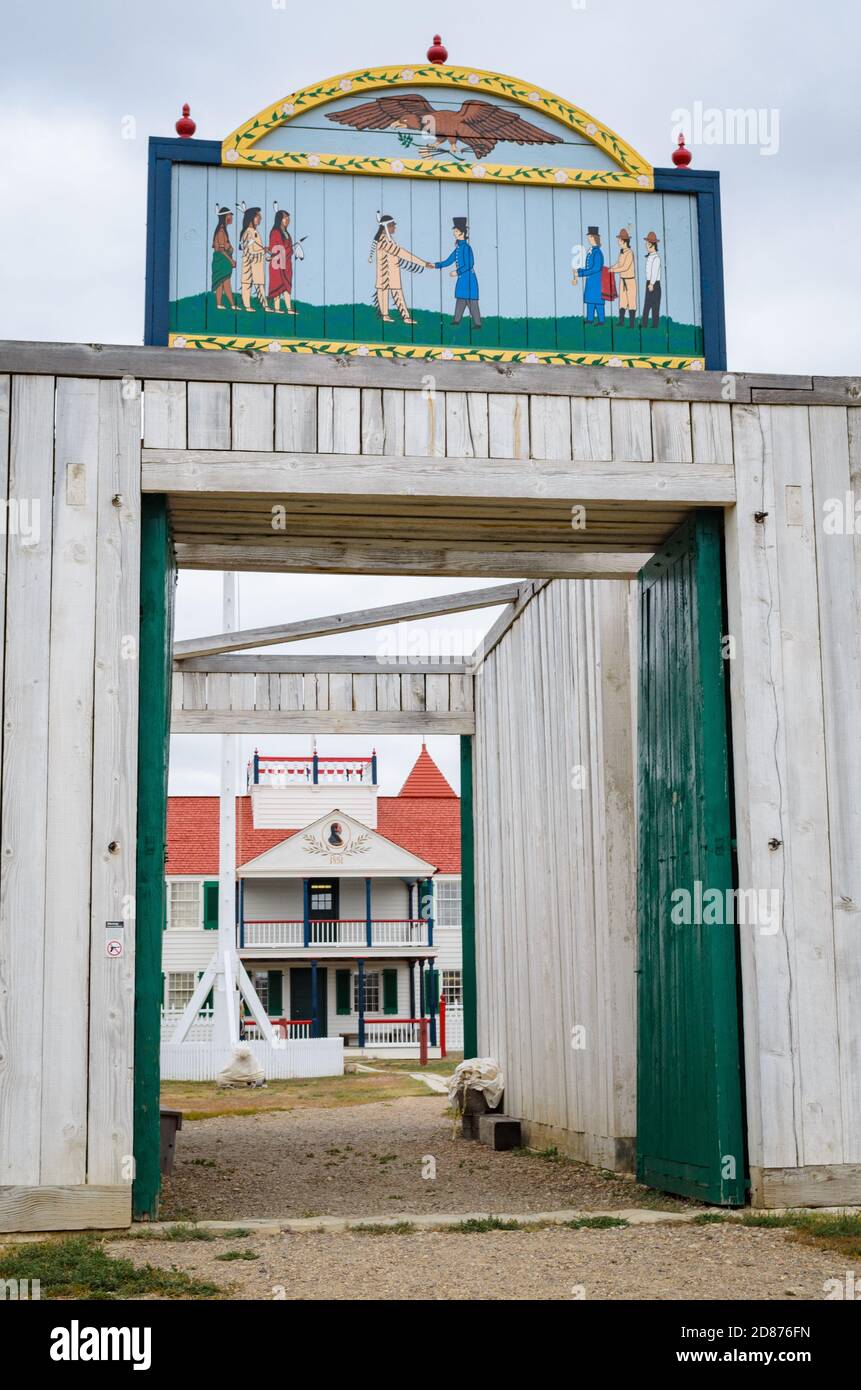 Fort Union Trading Post National Historic Site Stock Photo - Alamy