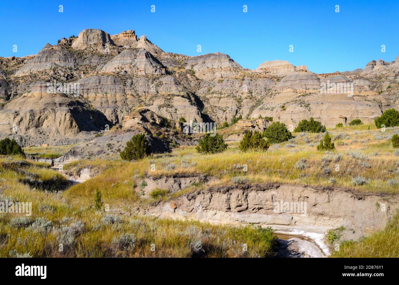 Makoshika State Park Stock Photo - Alamy