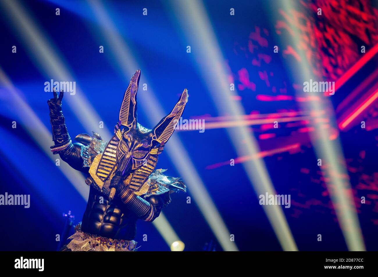 Cologne, Germany. 27th Oct, 2020. The character "The Anubis" is on ...