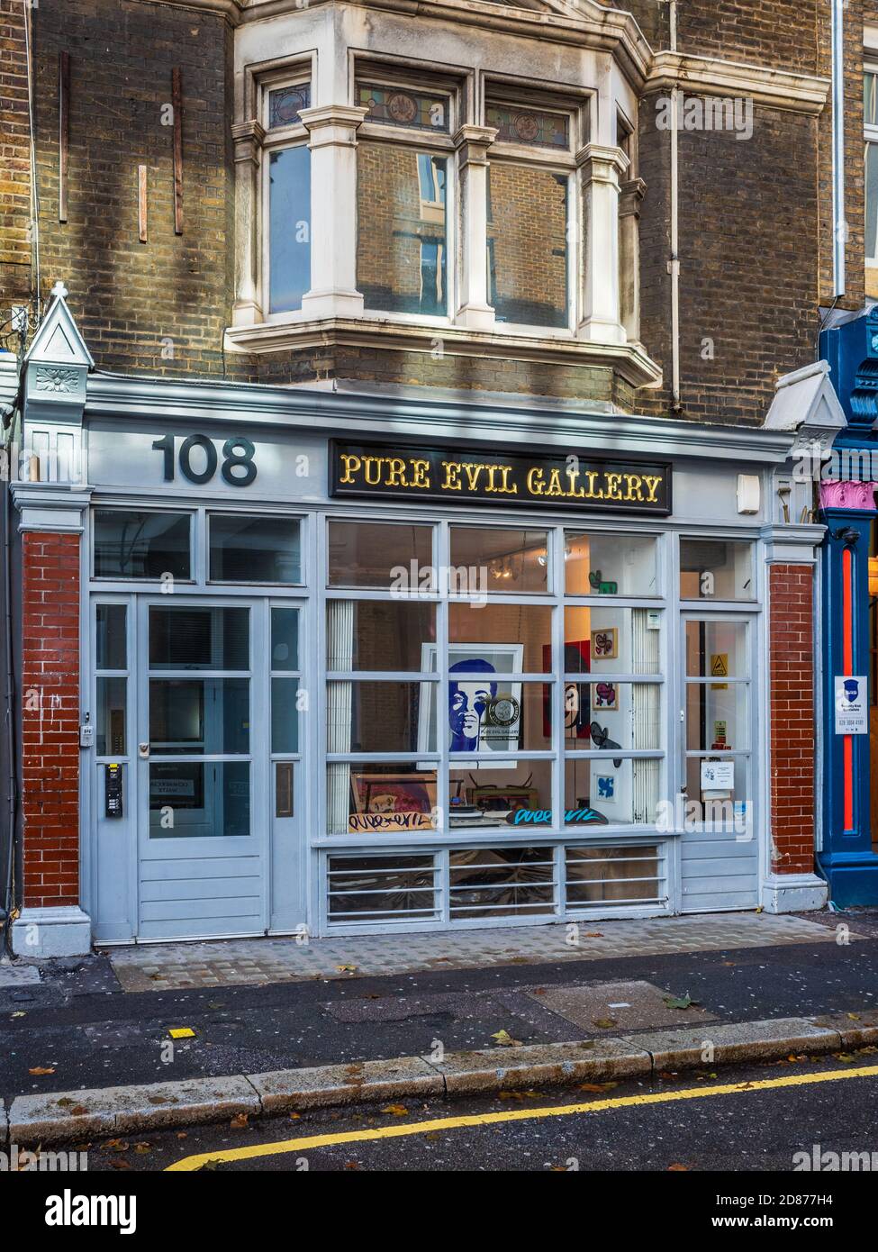 Pure Evil Gallery London - the Pure Evil Art gallery at 108 Leonard St ...