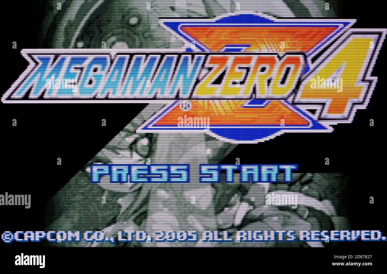 Megaman Zero 4 - Nintendo Game Boy Advance Videogame - Editorial use ...