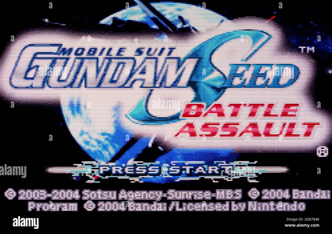 Mobile Suit Gundam Seed Battle Assault - Nintendo Game Boy Advance ...