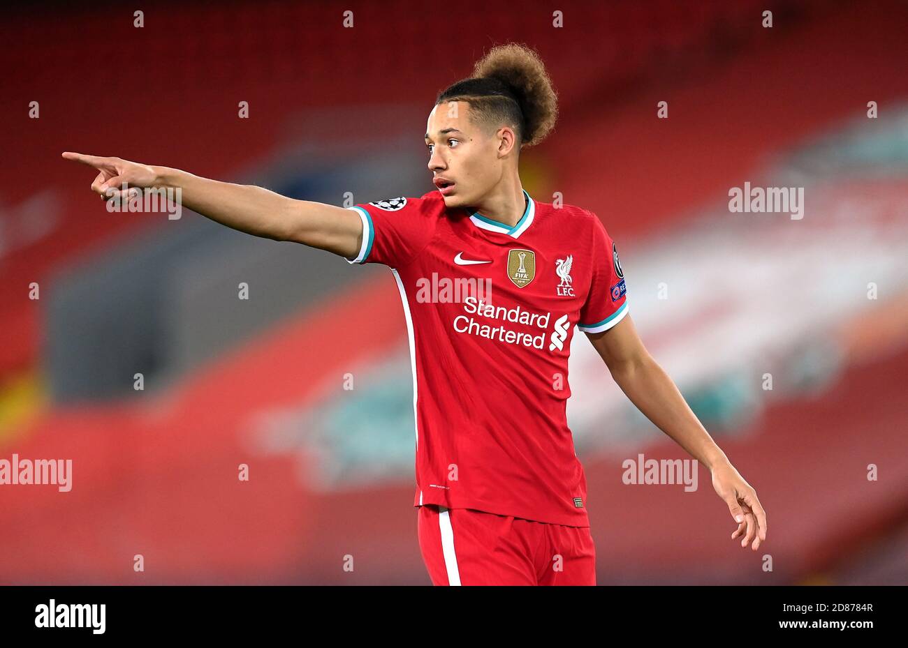 Liverpool's Rhys Williams during the UEFA Champions League Group D ...