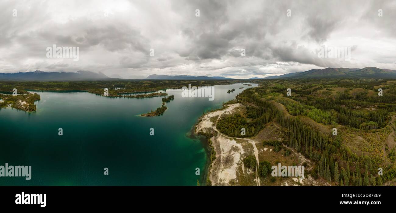 Aerial View of Canadian Nature Landscape Stock Photo - Alamy