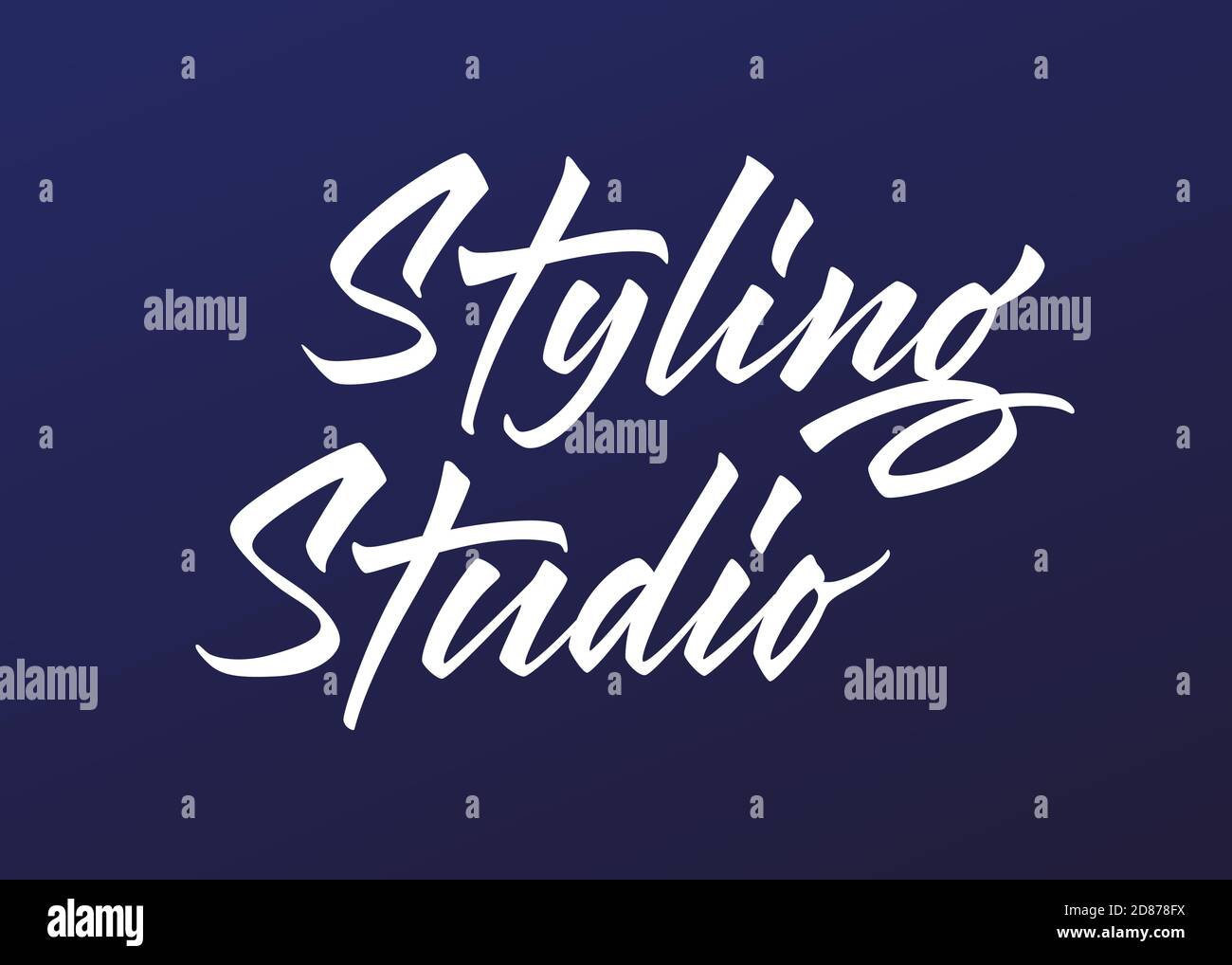 Styling Studio vector lettering Stock Vector Image & Art - Alamy