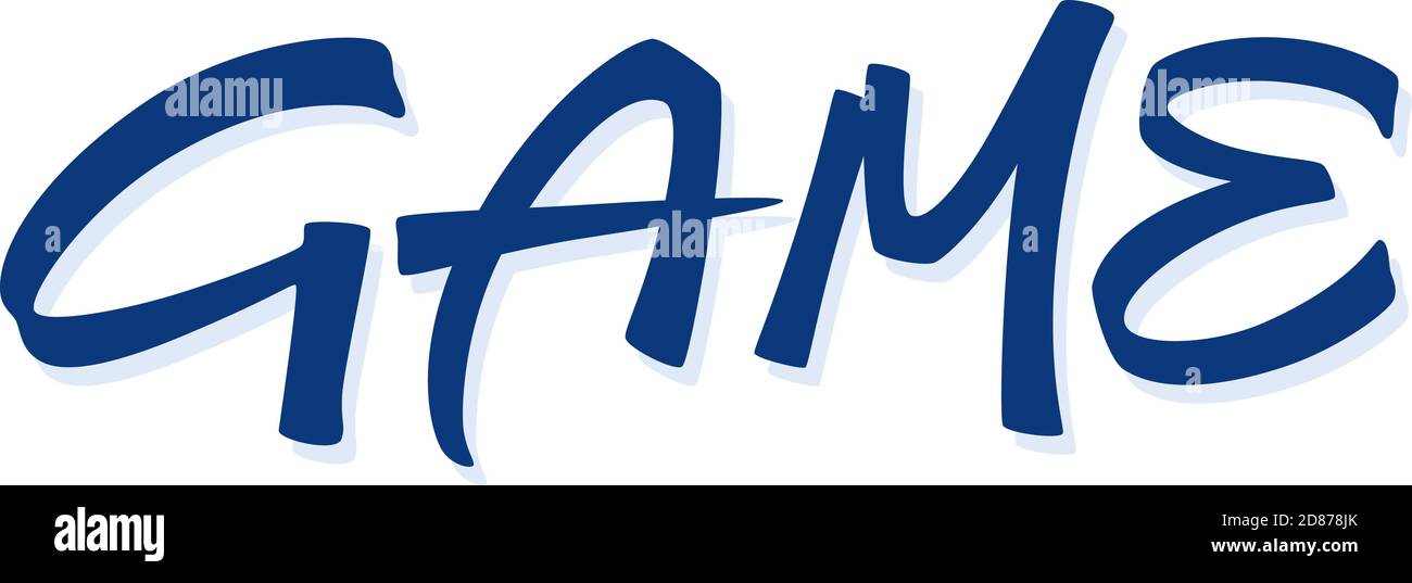 Word game logo hi-res stock photography and images - Alamy