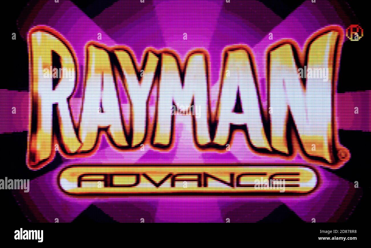 Rayman Advance - Nintendo Game Boy Advance Videogame - Editorial use ...