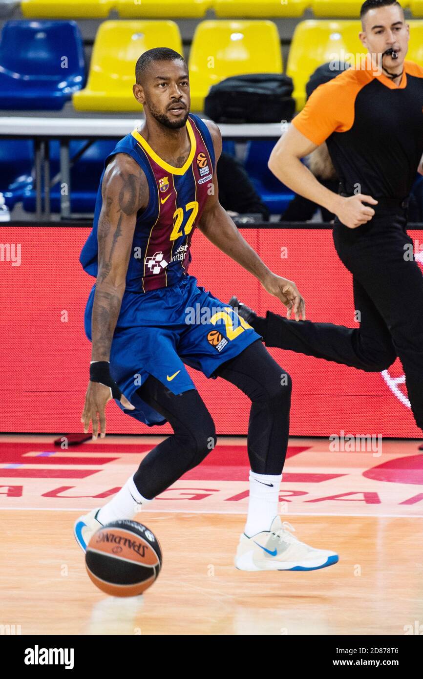 Cory Higgins of FC Barcelona during the Turkish Airlines EuroLeague ...