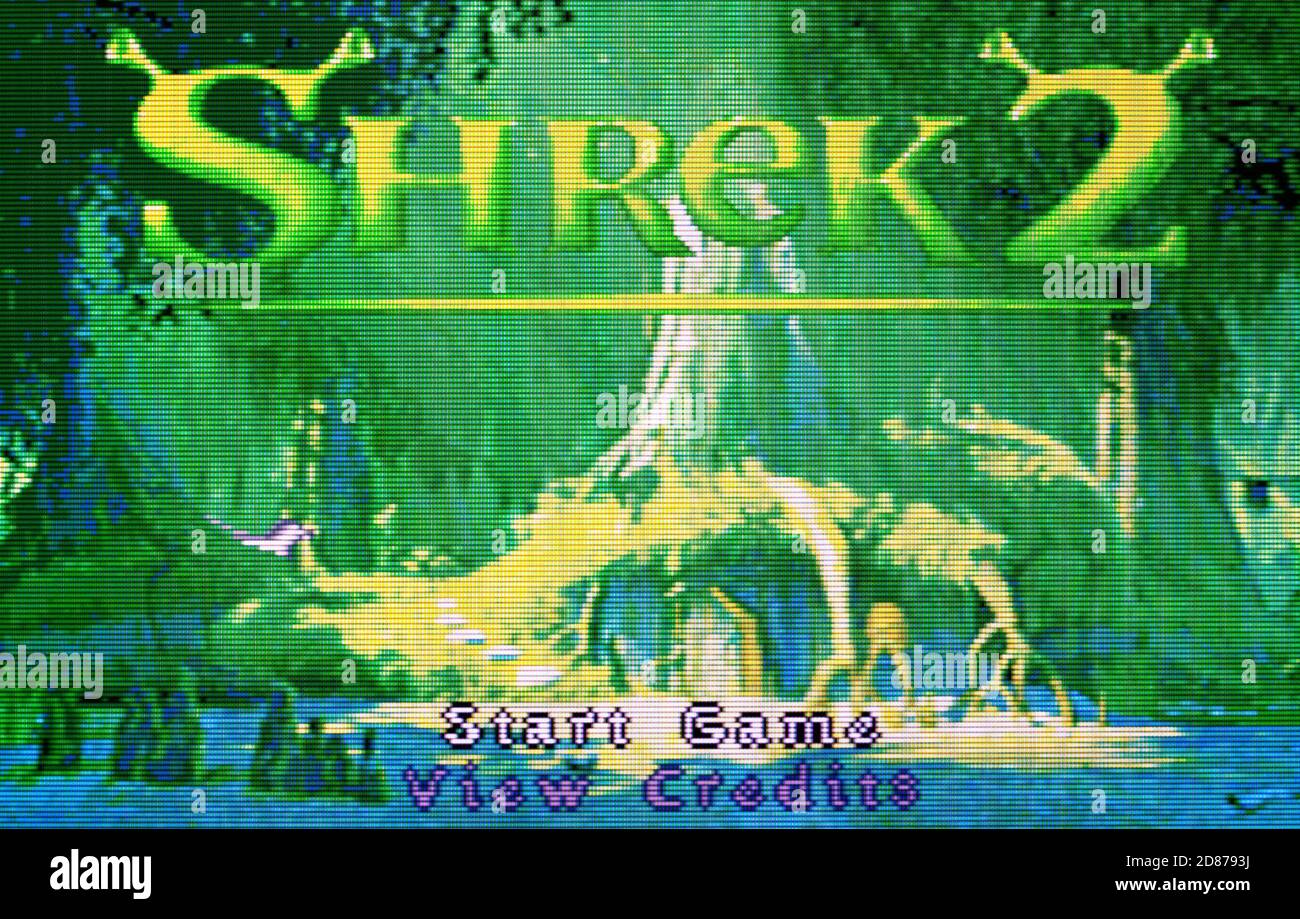 Shrek 2 - Nintendo Game Boy Advance Videogame - Editorial use only ...