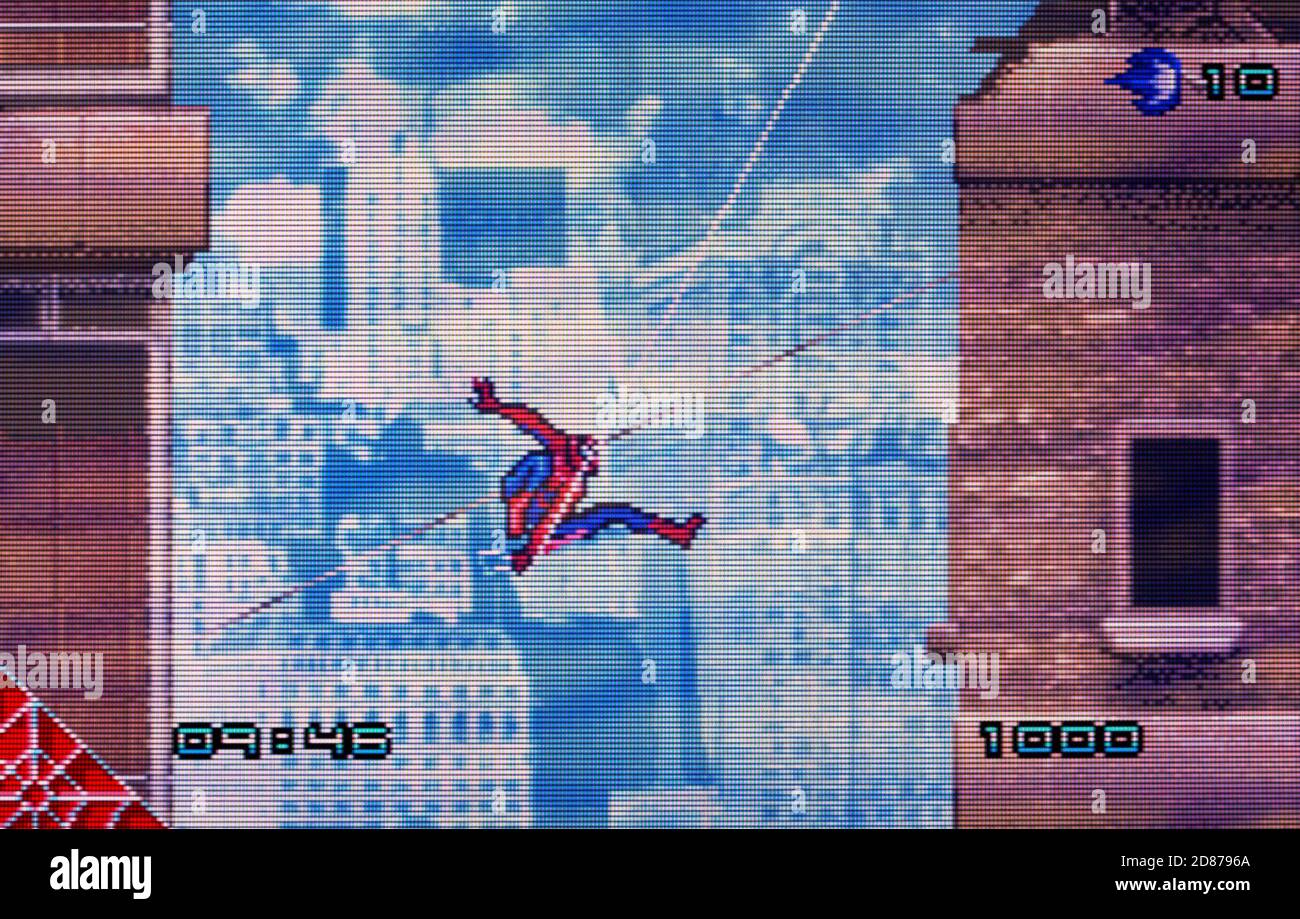 Spider-Man - Nintendo Game Boy Advance Videogame - Editorial use only ...