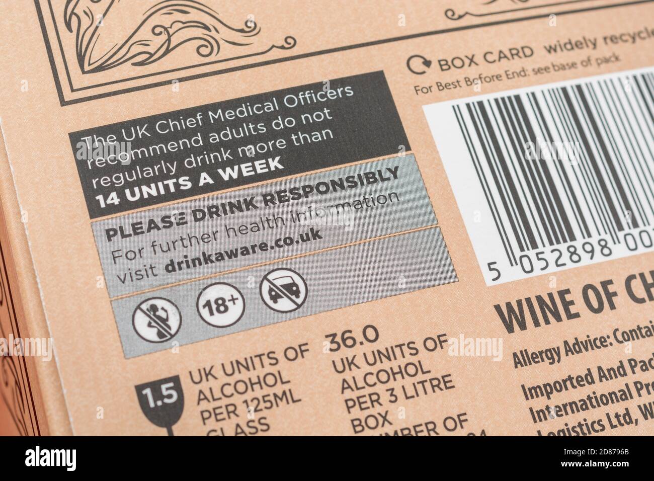 Calculating alcohol units hi-res stock photography and images - Alamy