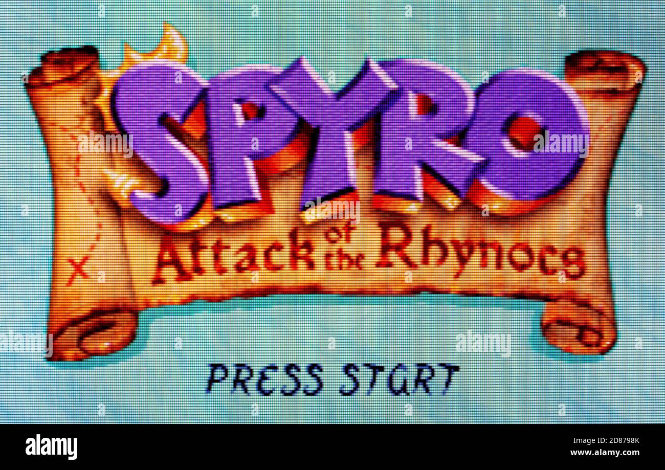 Spyro - Attack of the Rhynocs - Nintendo Game Boy Advance Videogame ...