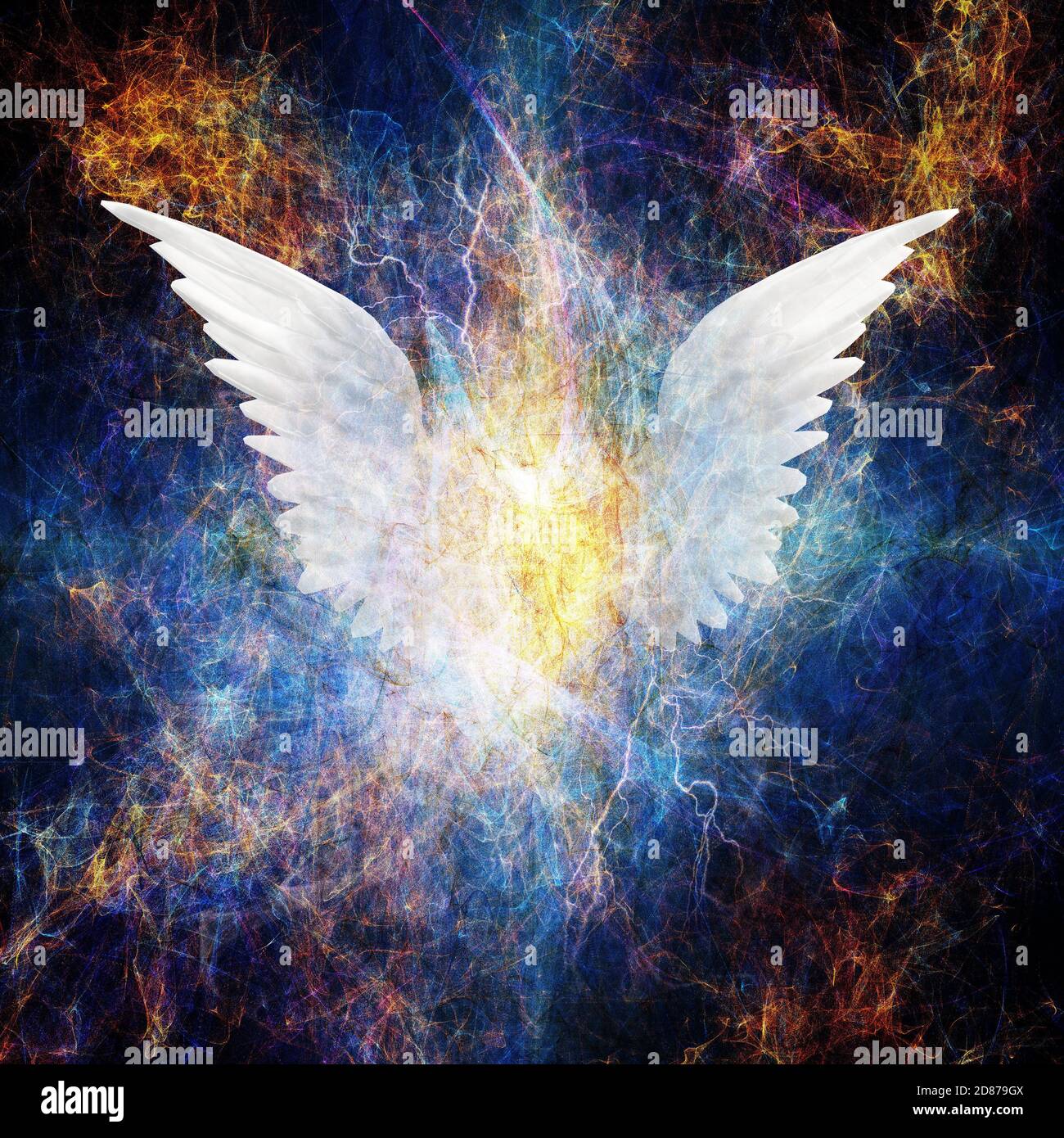 Beautiful Wing Design Stock Photo - Alamy