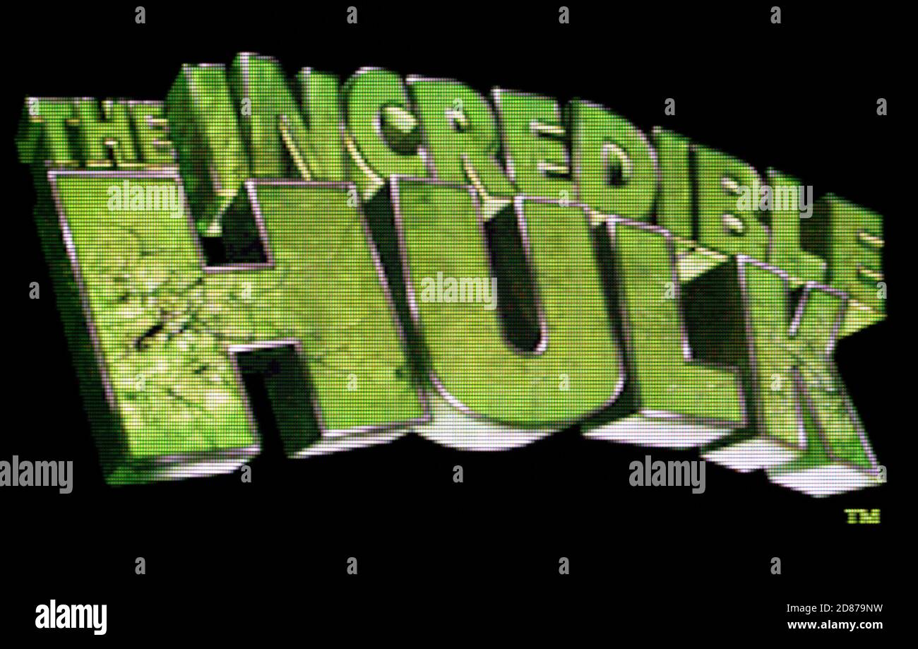 Incredible Hulk - Nintendo Game Boy Advance Videogame - Editorial use ...