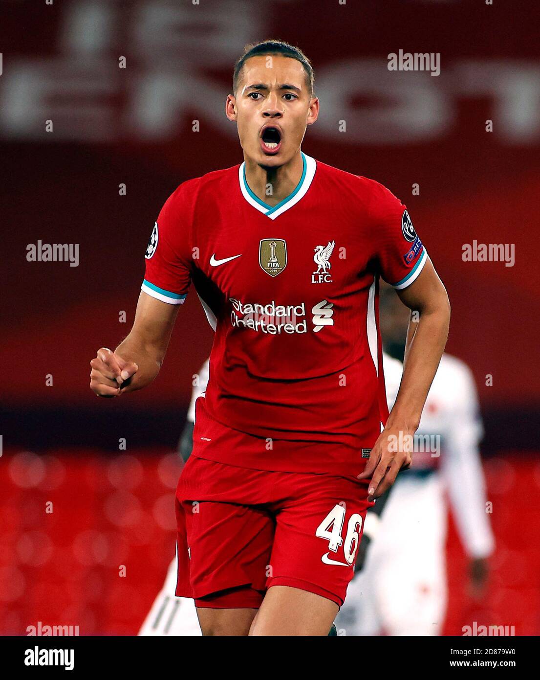 Liverpool's Rhys Williams during the UEFA Champions League Group D ...