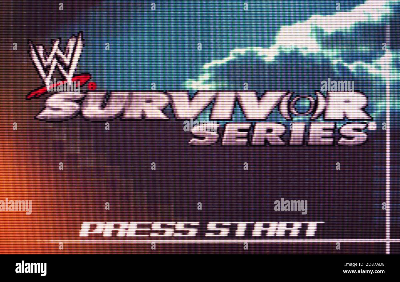 WWE Survivor Series - Nintendo Game Boy Advance Videogame - Editorial ...