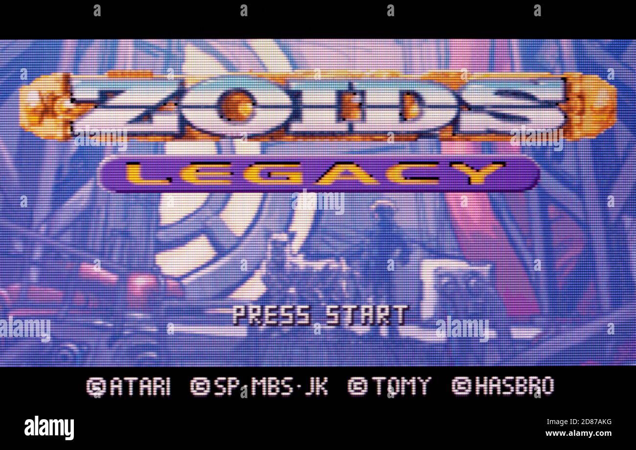 Zoids Legacy - Nintendo Game Boy Advance Videogame - Editorial use only ...