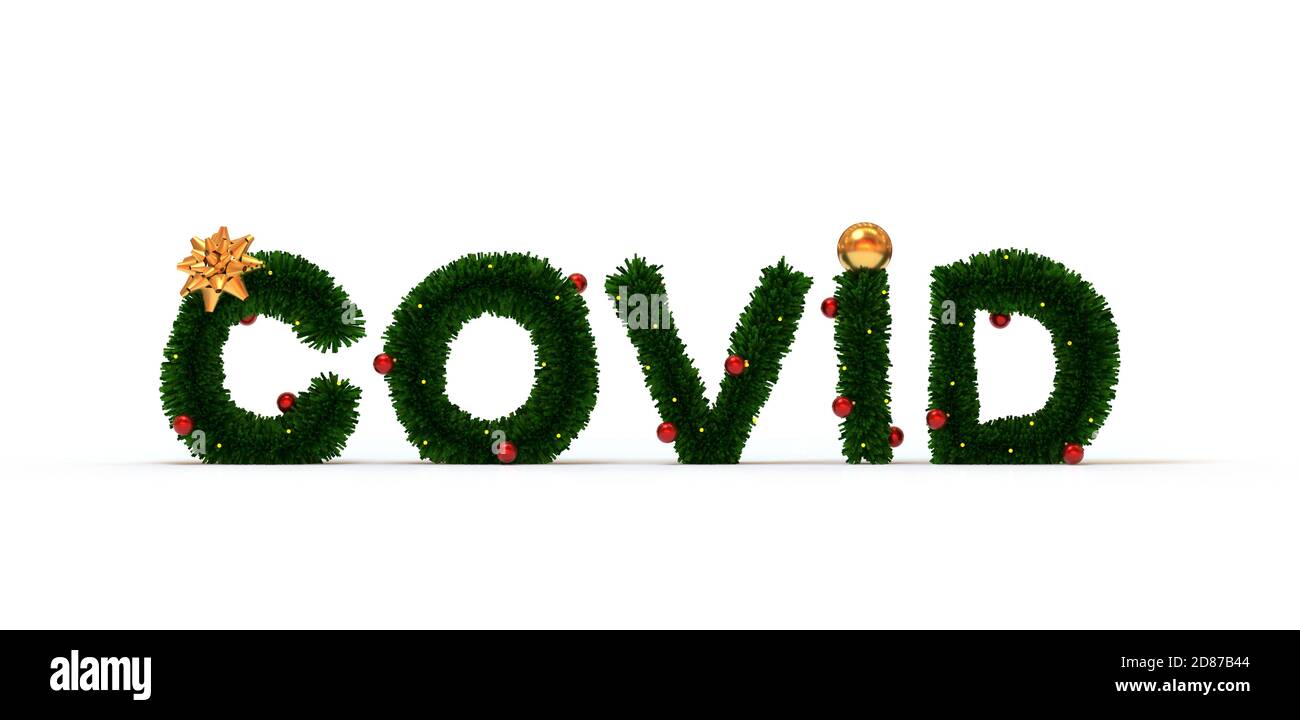 Garland and baubles Cut Out Stock Images & Pictures - Alamy