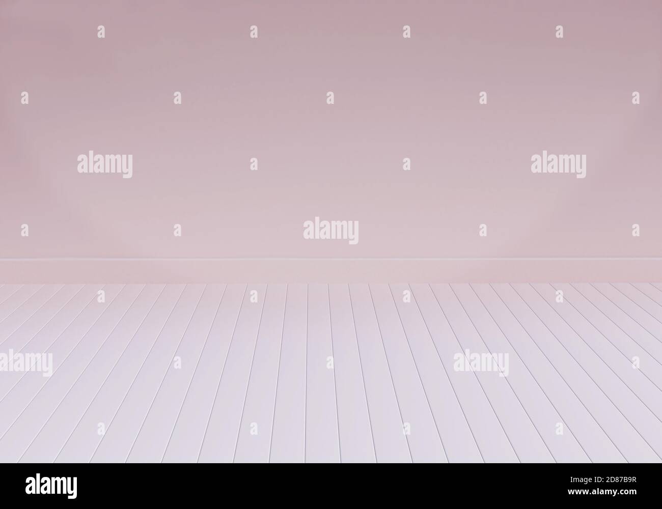 empty room with pastel pink wall and floor, 3d render Stock Photo - Alamy