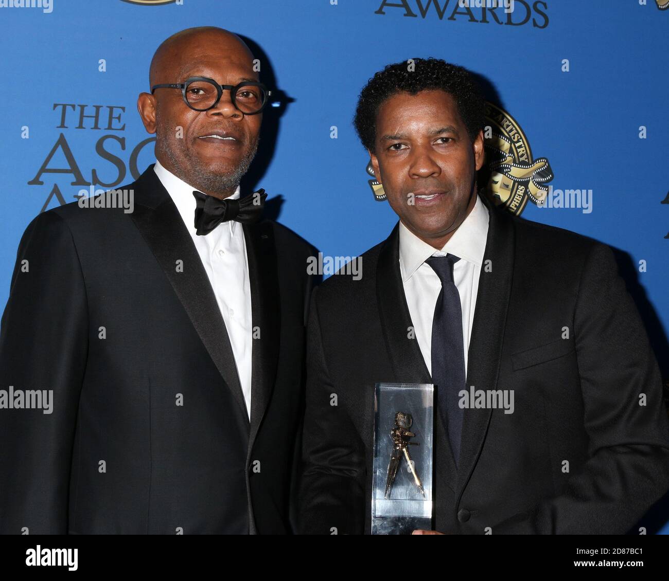 LOS ANGELES - FEB 4: Samuel L. Jackson, Denzel Washington at the 31st ...