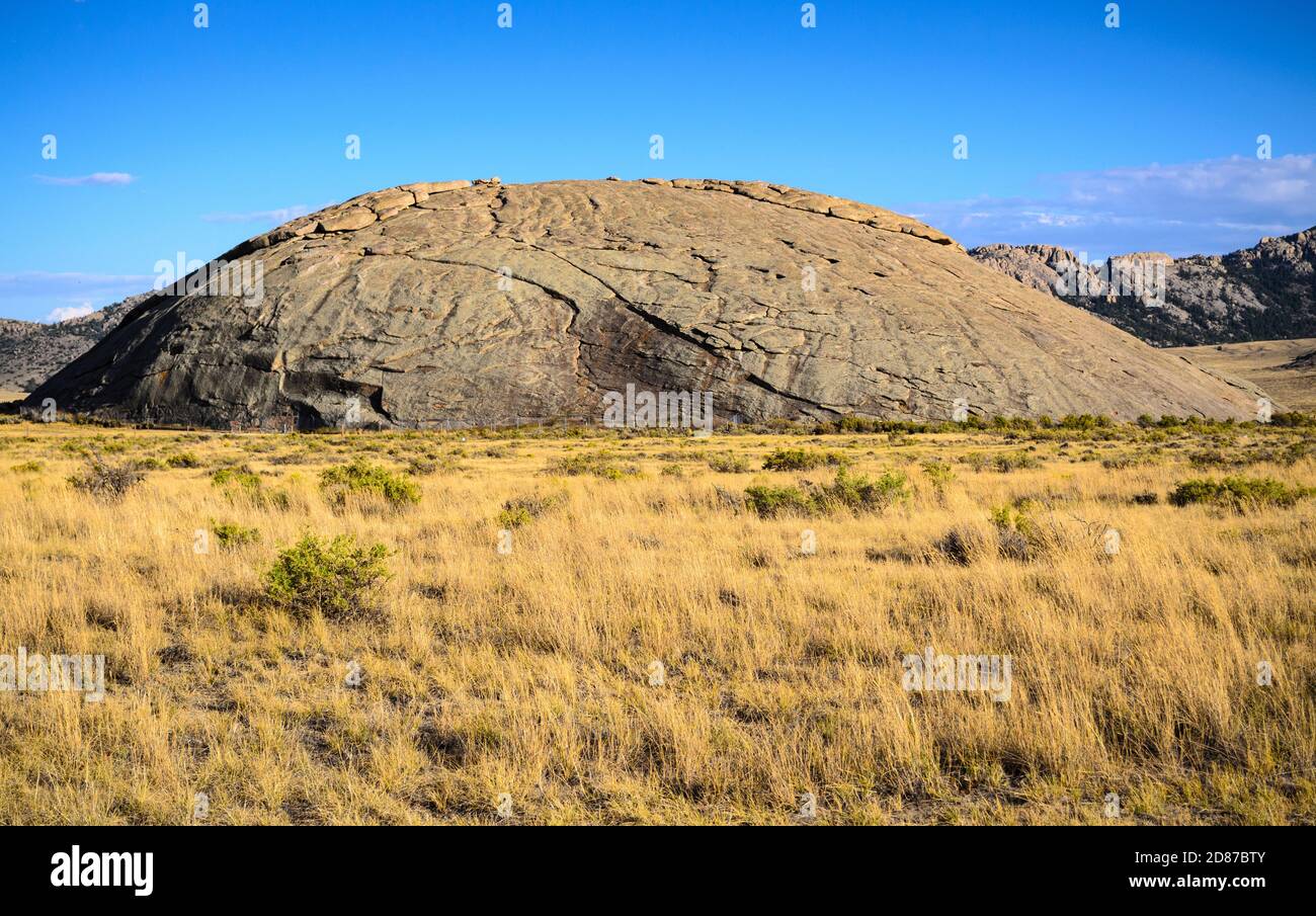 Independence Rock State Historic Site Stock Photo - Alamy