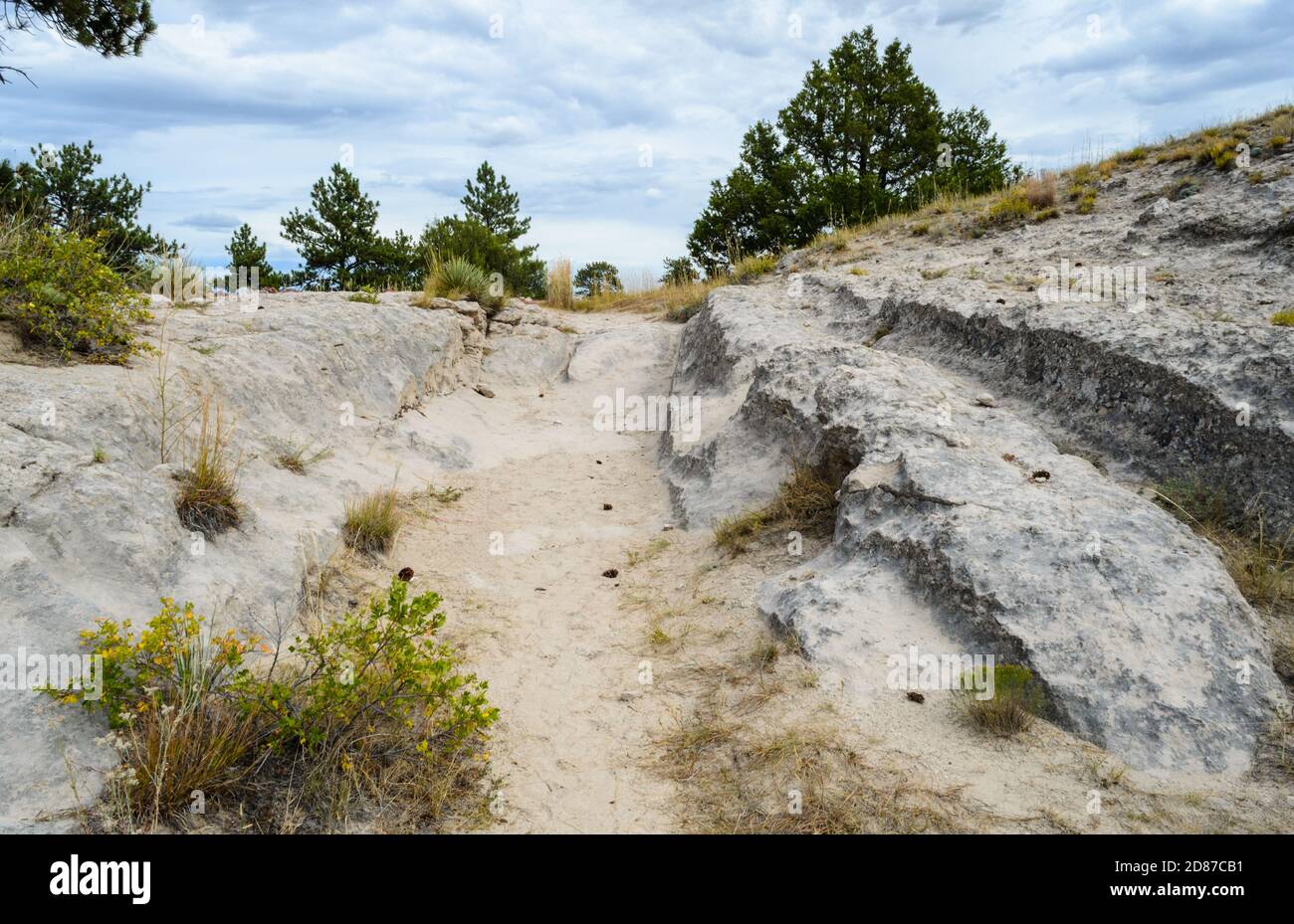 Oregon Trail Ruts State Historic Site Stock Photo - Alamy