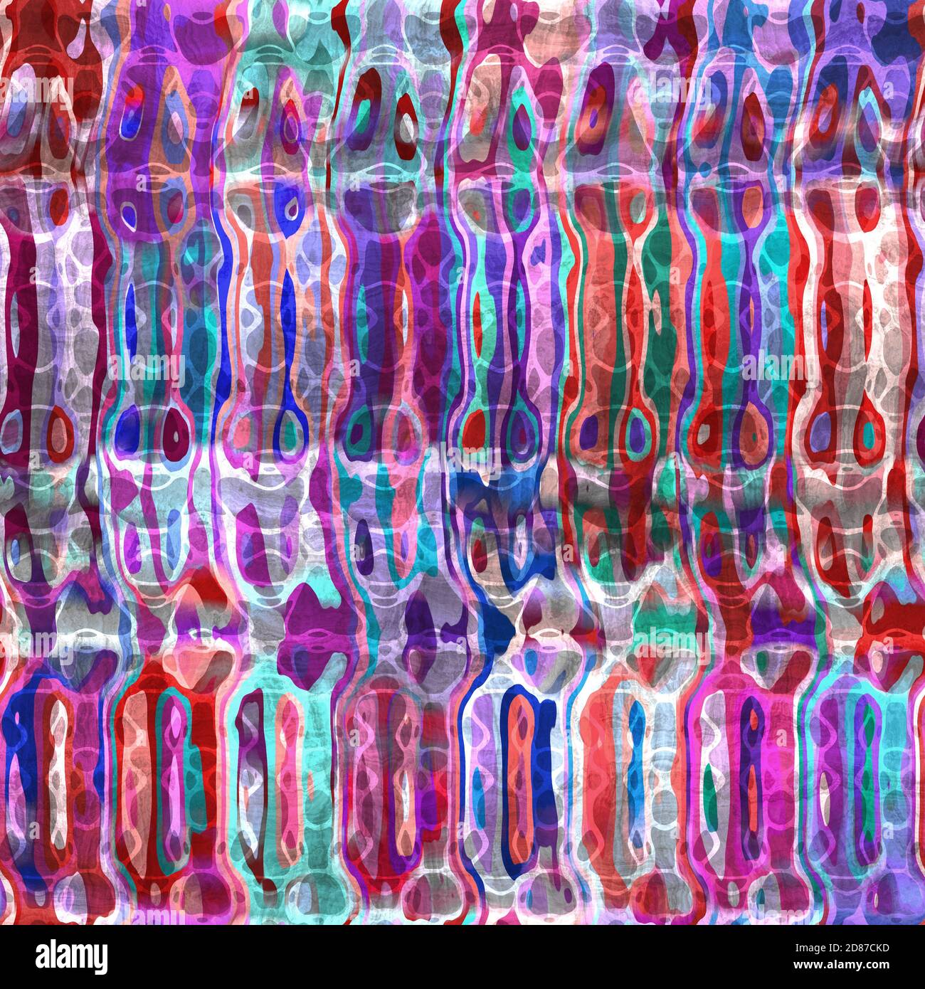Vivid wavy warped digital bright seamless pattern Stock Photo - Alamy