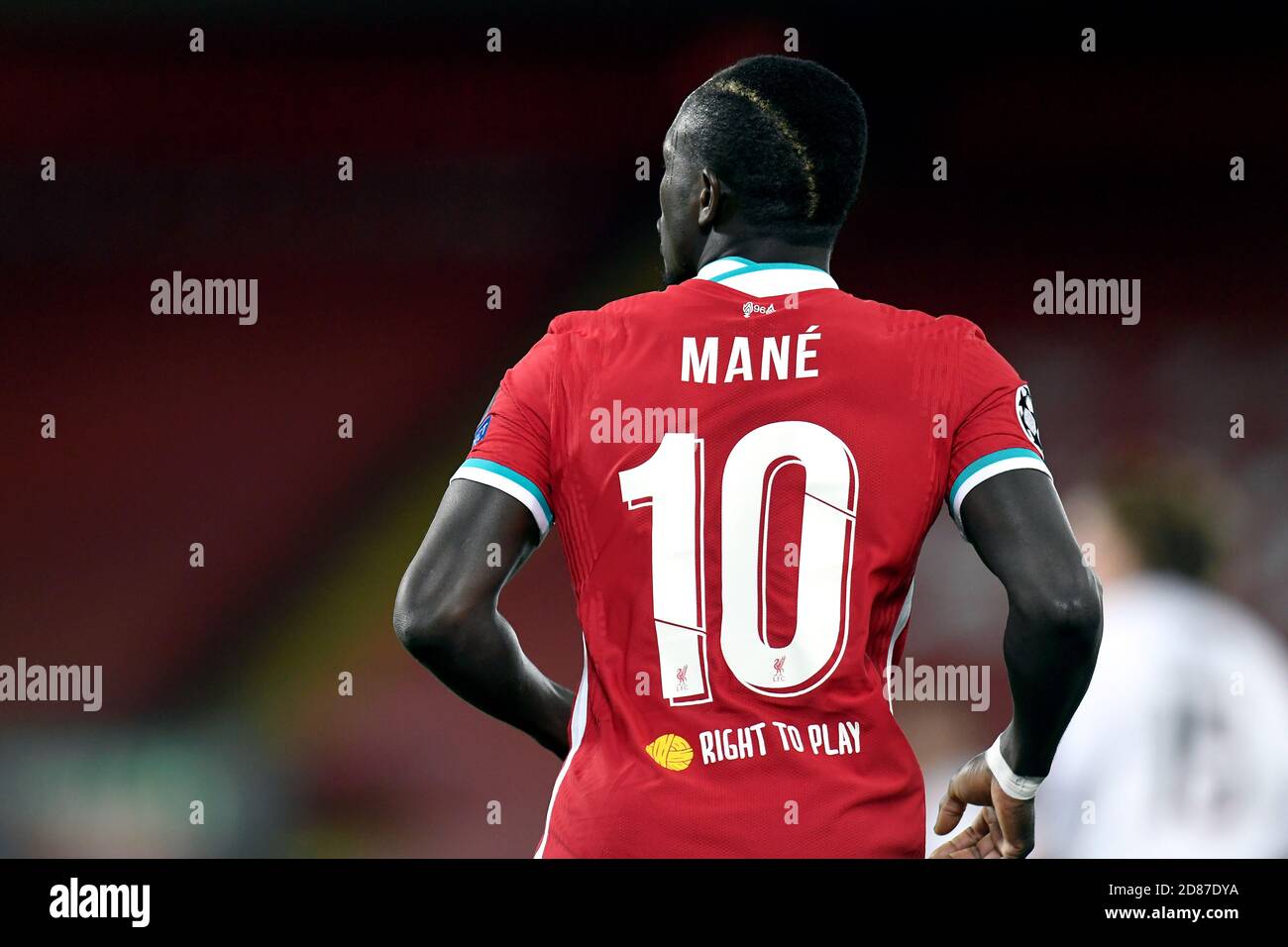 Liverpool's Sadio Mane during the UEFA Champions League Group D match ...