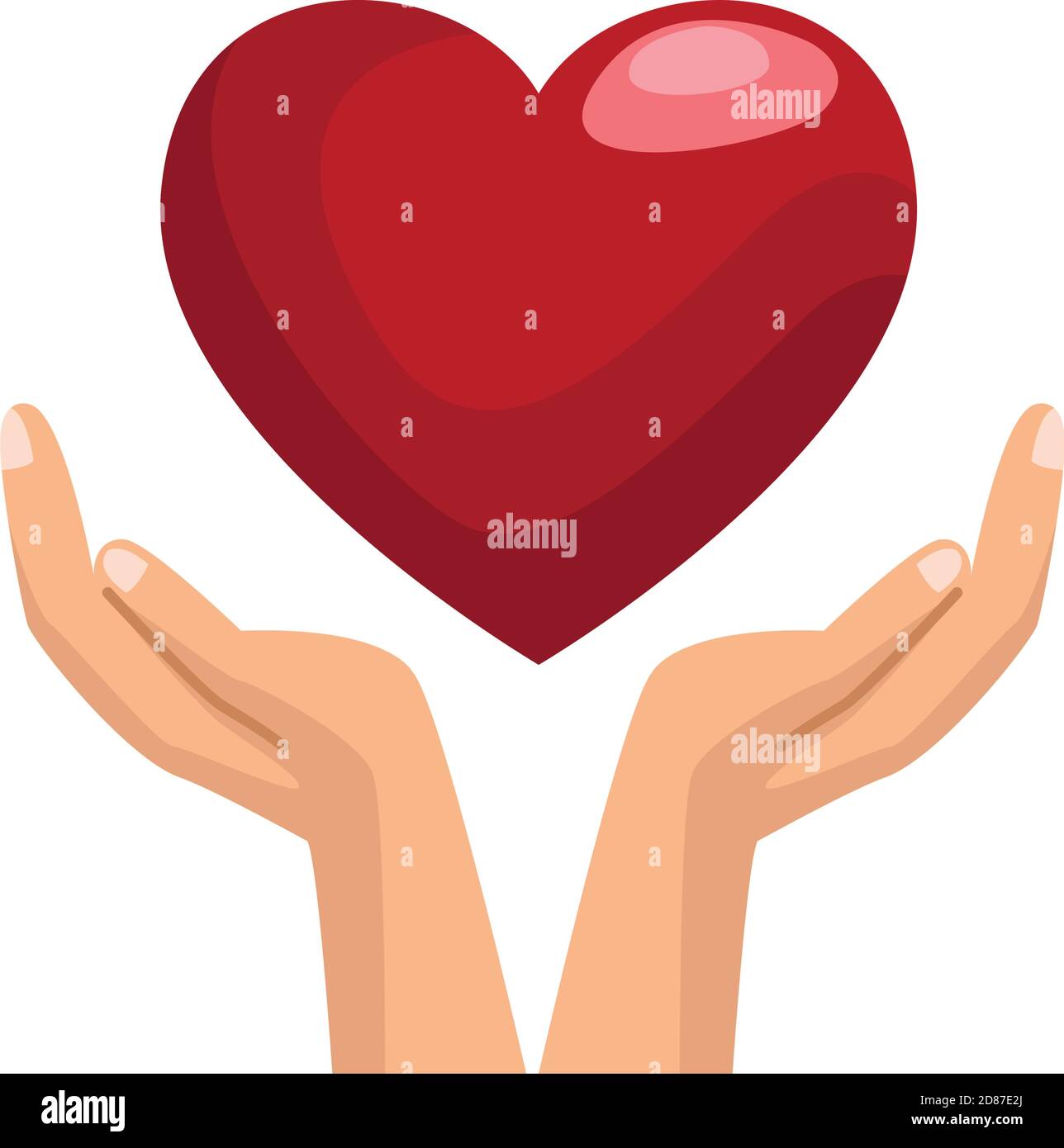 Hands button lift Stock Vector Images - Alamy