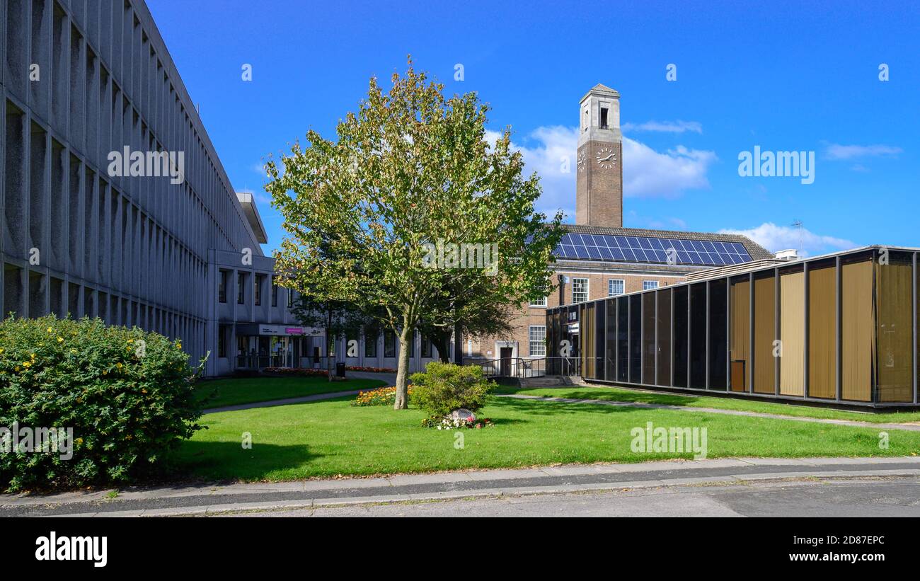 Salford Civic Centre, Swinton, Manchester Stock Photo - Alamy