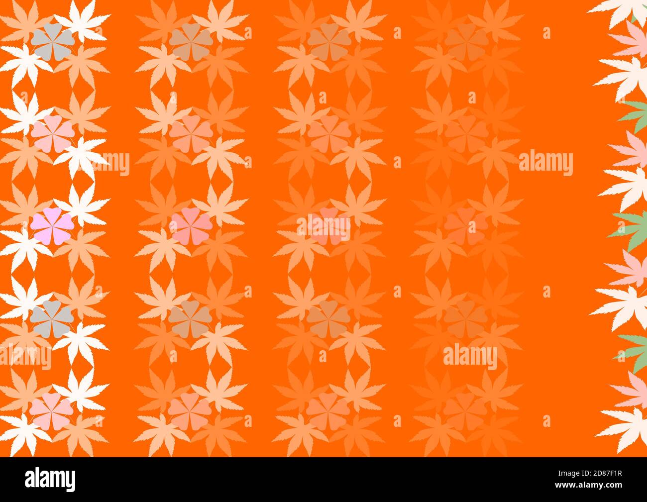 beautifful natural floral wallpaper in bright color Stock Photo - Alamy