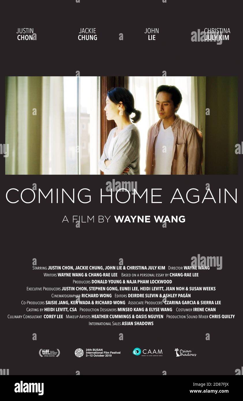 COMING HOME AGAIN, US poster, from left: Christina July KIM, Justin ...