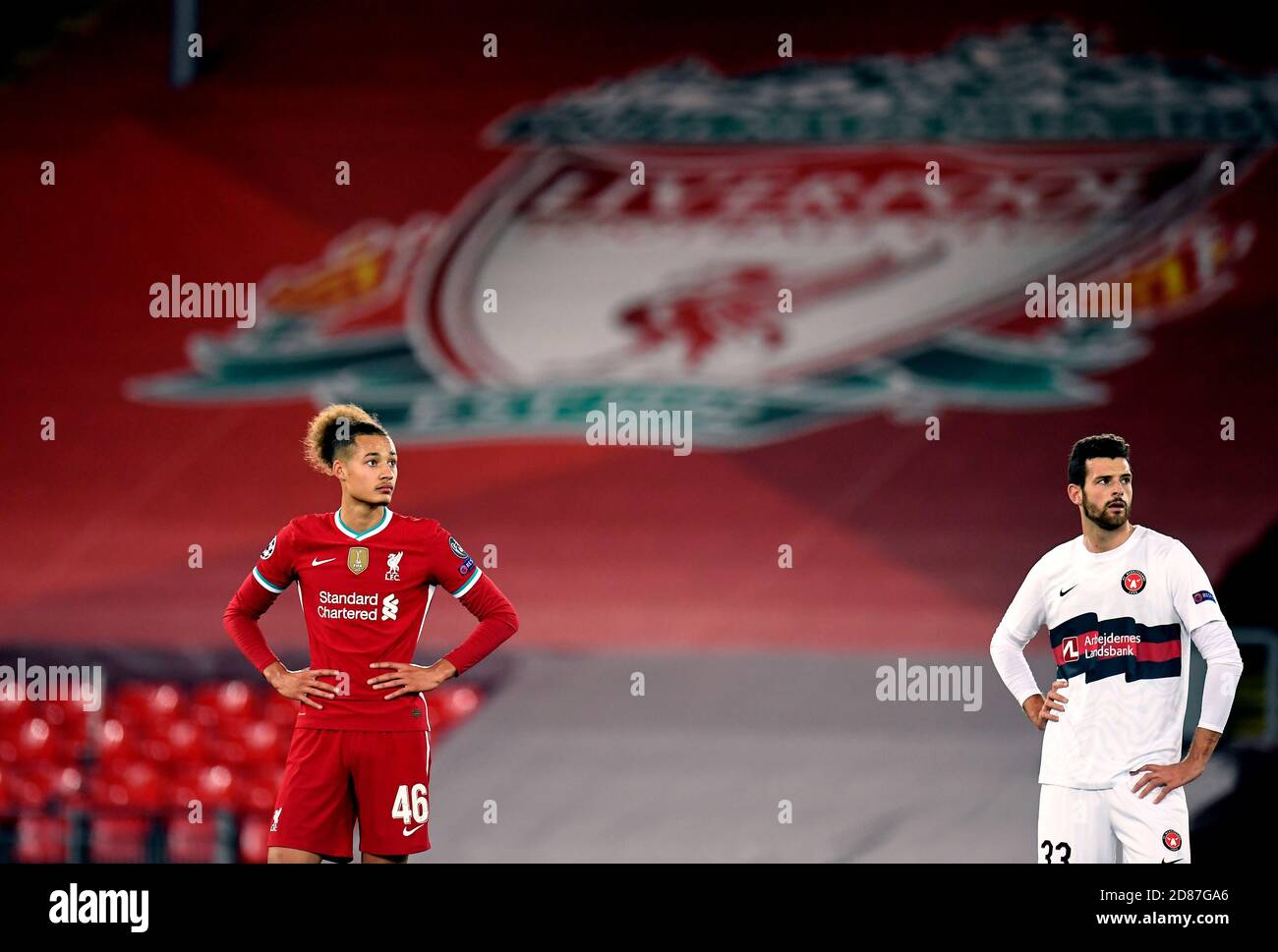 Liverpool's Rhys Williams during the UEFA Champions League Group D ...