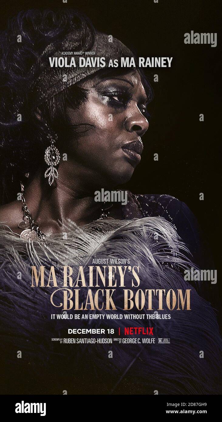MA RAINEY S BLACK BOTTOM, US advance poster, Viola Davis as Ma Rainey ...