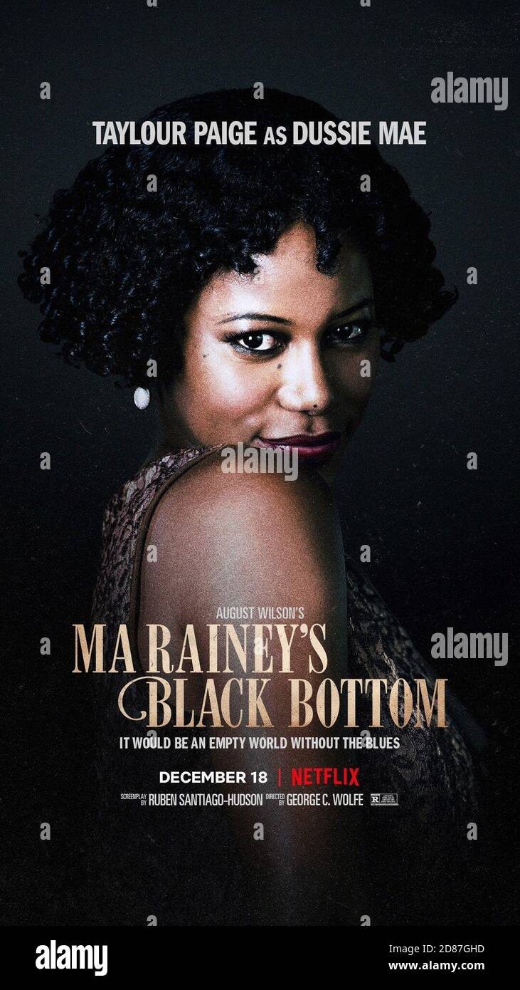 MA RAINEY S BLACK BOTTOM, US character poster, Taylour Paige as Dussie ...