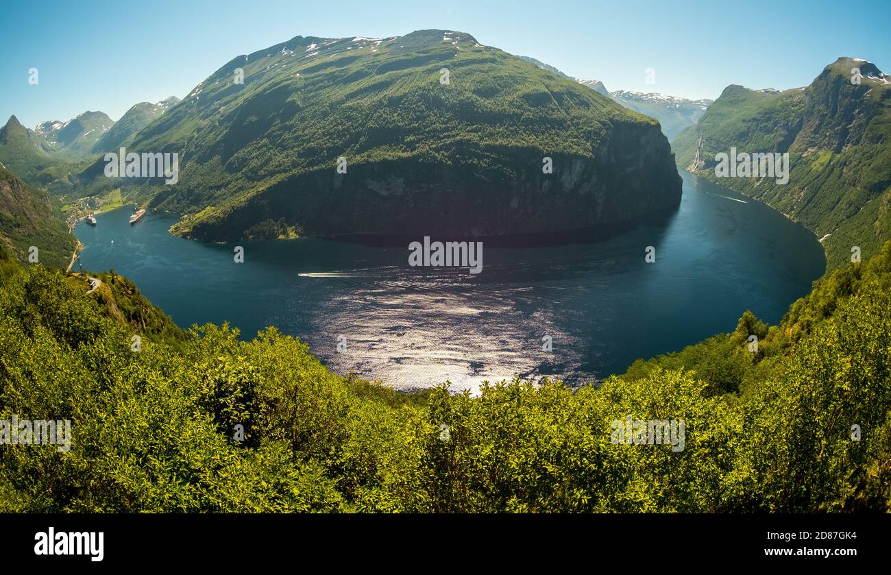 Geirangerfjord loop hi-res stock photography and images - Alamy