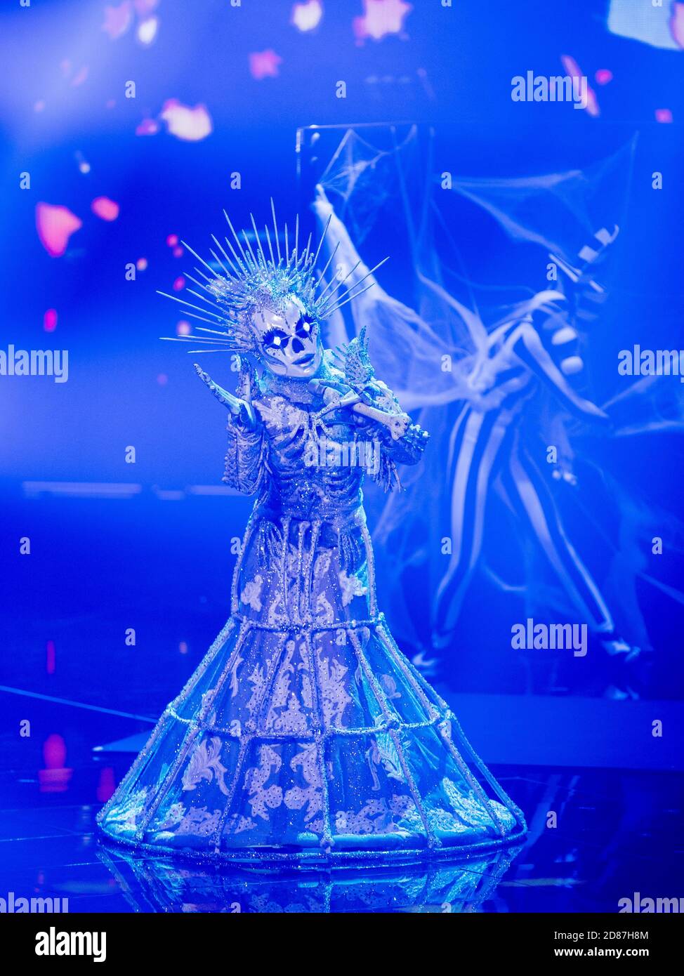 Cologne, Germany. 27th Oct, 2020. The character "The Skeleton" is on ...